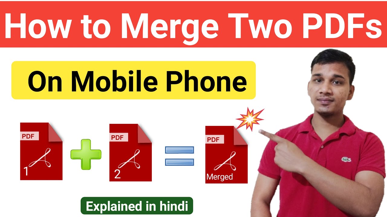How to Merge Multiple PDF Files On Android | Combine PDF Files | How to ...