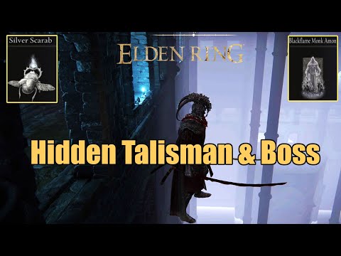 Elden Ring - Hidden Silver Scarab Talisman & Blackflame Monk Amon +9 Demo