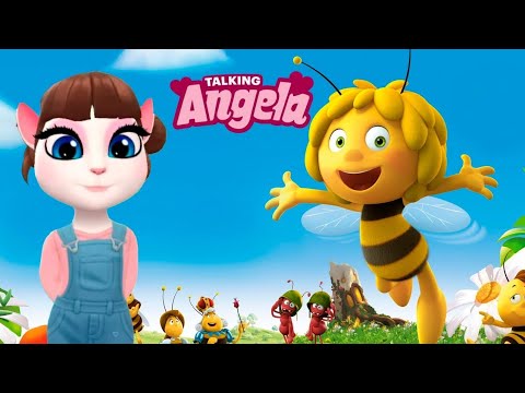 My Talking Angela 2 _ 🌸🐝 Un BEE lievable Balcony Garden - YouTube