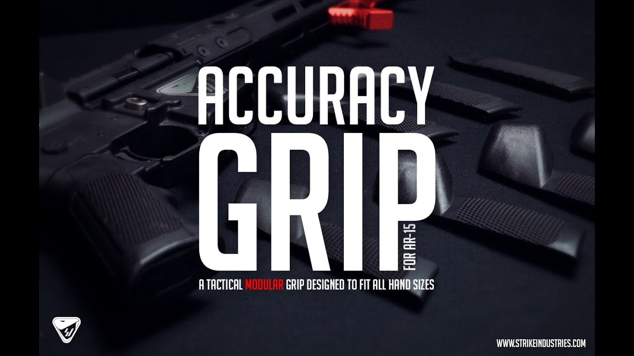 Ar-15 Modular Pistol Grip by Accuracy Grip - YouTube