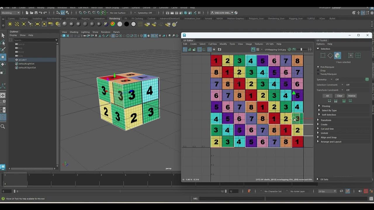 UV Mapping Getting Started - YouTube