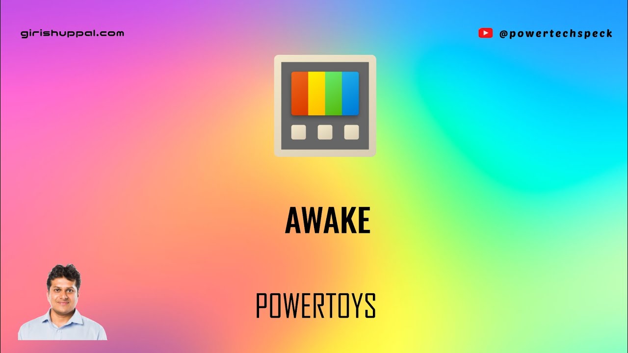How to configure 'Awake' functionality in Microsoft Power Toys ? - YouTube