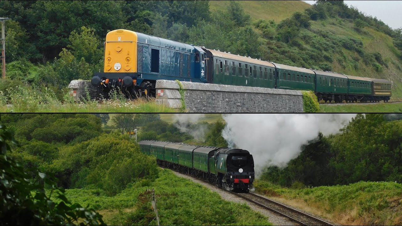 SPAM & CHOPPER on the SWANAGE RAILWAY - 28/06/2025 - YouTube