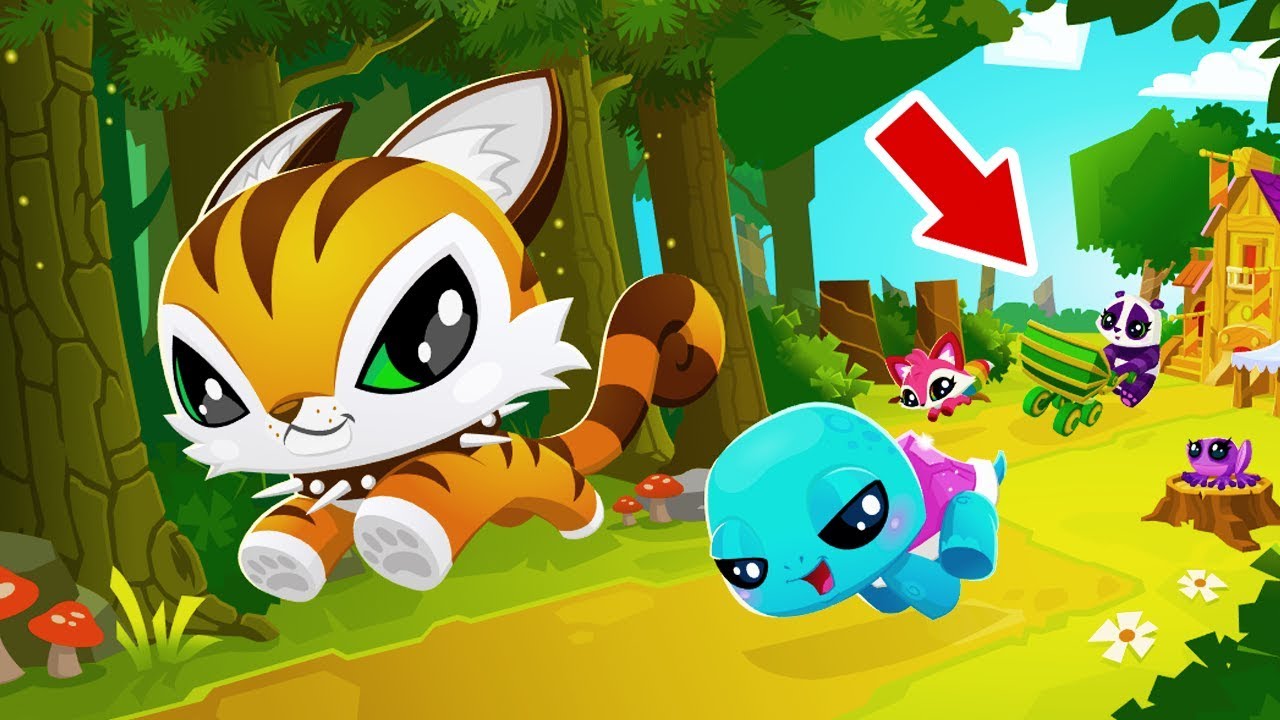 ЗВЕРЯТА СБЕГАЮТ от НЯНИ в МУЛЬТФИЛЬМ игре Dash Tag - YouTube