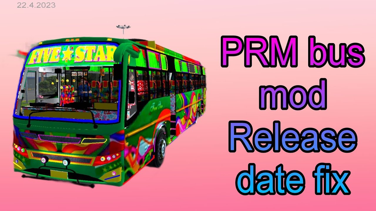 PRM bus mod release date fix bussid new mod | SMJ Gaming - YouTube