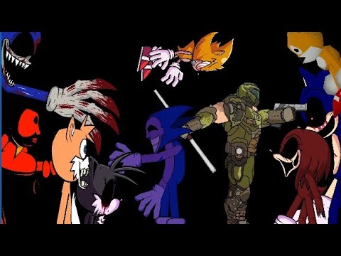 Sonic.exe Vs Doom Slayer - YouTube