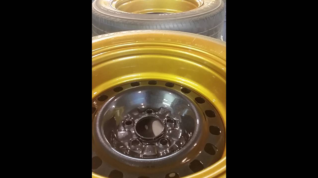 Staggered Deep dish steelies - YouTube