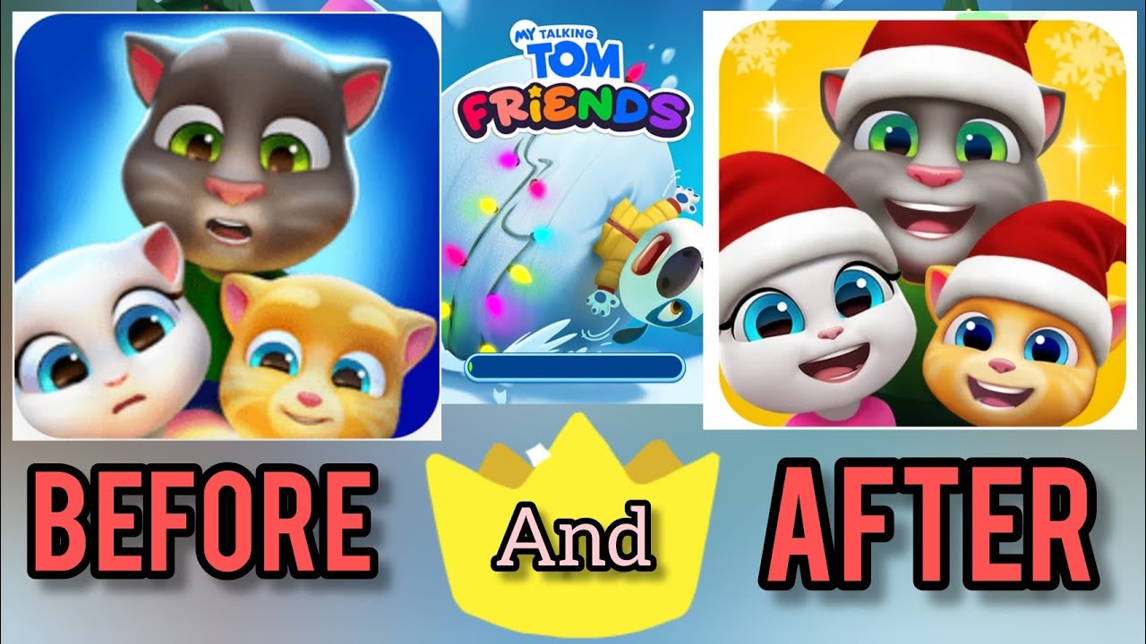 My Talking Tom Friends☺️🎄New Christmas 🎄🥶☃️⛄ Update 2022 & 2023 Happy ...