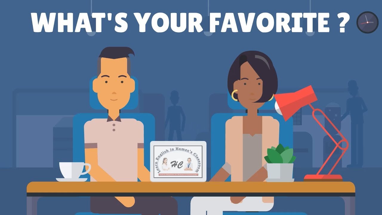 Learn English with Me - 03 - WHAT'S YOUR FAVORITE | Basic English ...