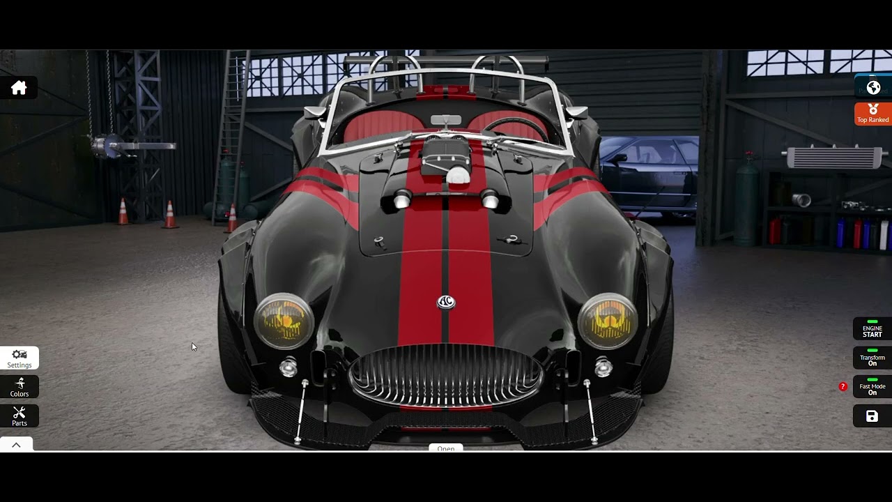 Custom Made 1962 AC Cobra Classic Roadster In 3DTuning - YouTube