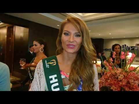 Miss Hungary Earth 2016 at the Media Presentation