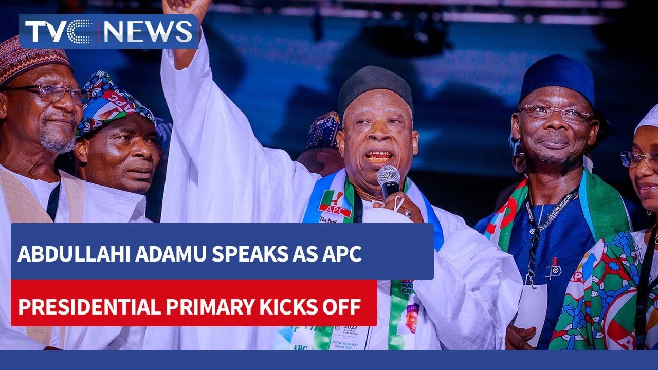 (WATCH) Senator Abdullahi Adamu Speaks as APC Presidential Primary ...