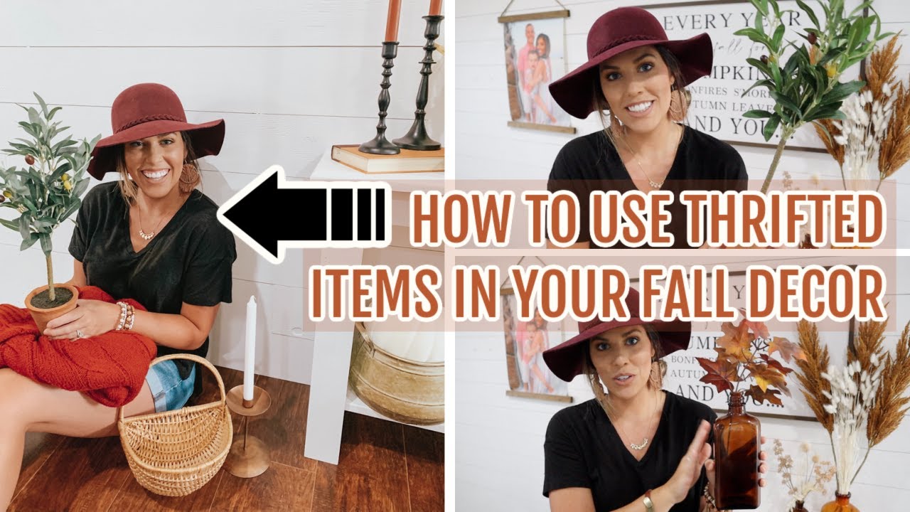 FALL THRIFT STORE FINDS | THRIFT WITH ME | AFFORDABLE FALL DECOR IDEAS ...