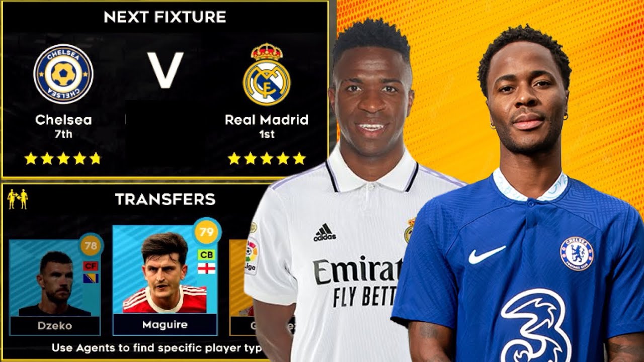 DLS 22 - Chelsea Vs Real Madrid || Dream League Soccer 2022 Gameplay ...