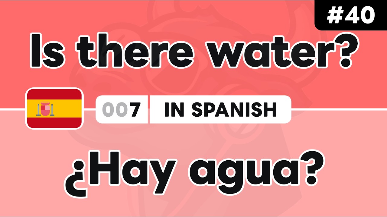 🇪🇸 "Is/are there ~?" Daily Spanish for Beginners: Pick Up One Phrase ...
