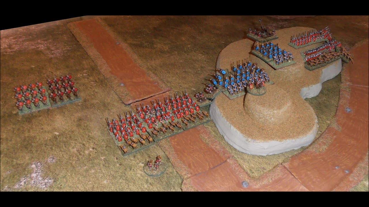 Warmaster Ancients Romans vs Britons - YouTube