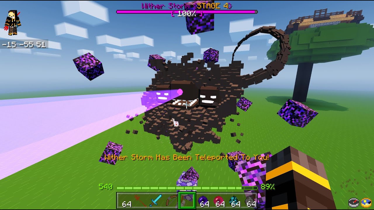 Wither Storm Add-on Small update[MCPE-MCBE]Wither Storm In Minecraft ...