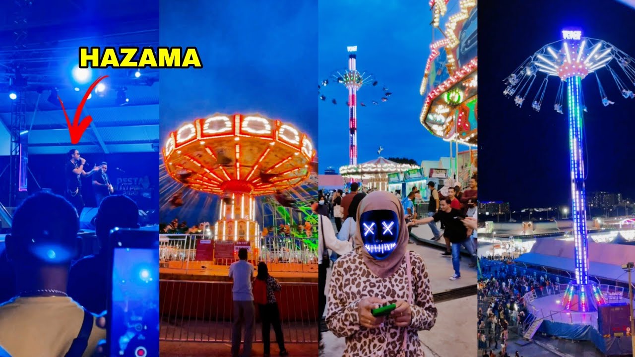 Pergi Pesta PENANG 2022 tengok konsert Hazama 🤘 - YouTube