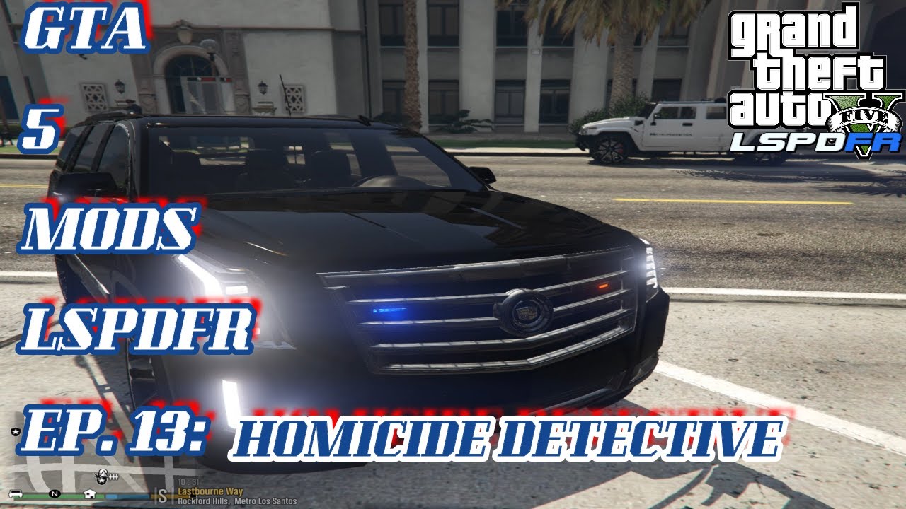 HOMICIDE DETECTIVE | GTA 5 MODS LSPDFR EPISODE #13 - YouTube