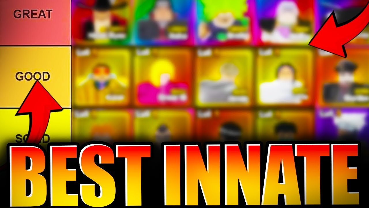 JUJUTSU INFINITE INNATE TIER LIST! (BEST PVE & PVP INNATE) ROBLOX - YouTube