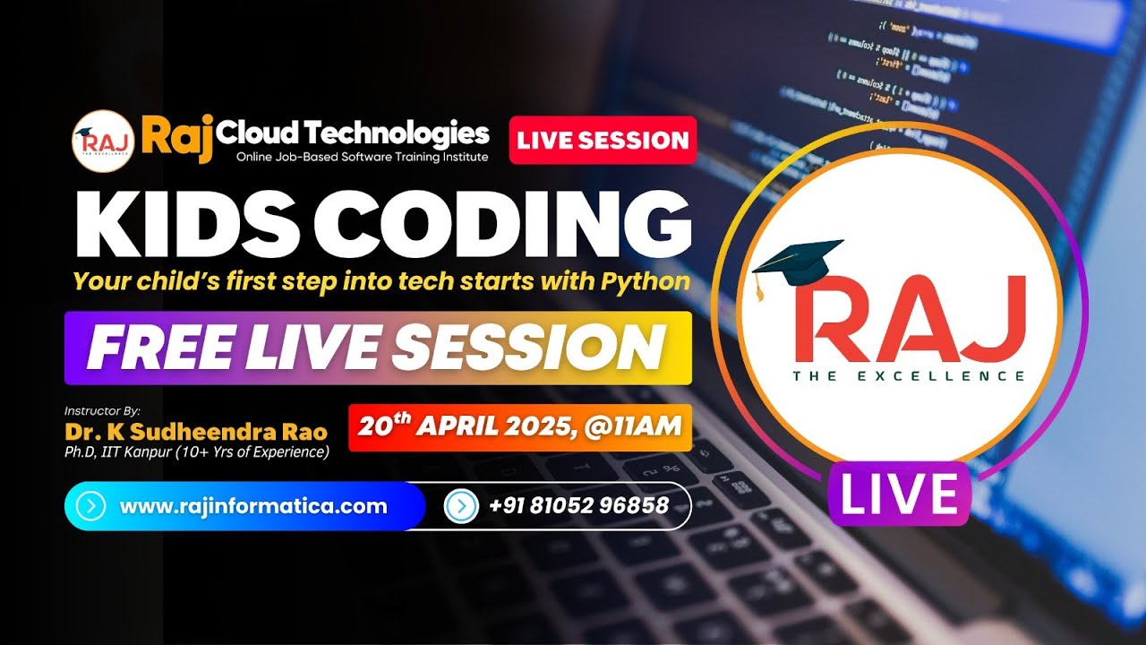 Python for Kids By Dr.K.Sudheendra Rao from Raj Cloud Technologies ...