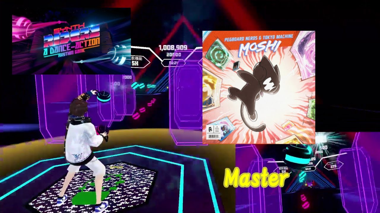【SynthRiders】Moshi - Pegboard Nerds & Tokyo Machine (Master) - YouTube