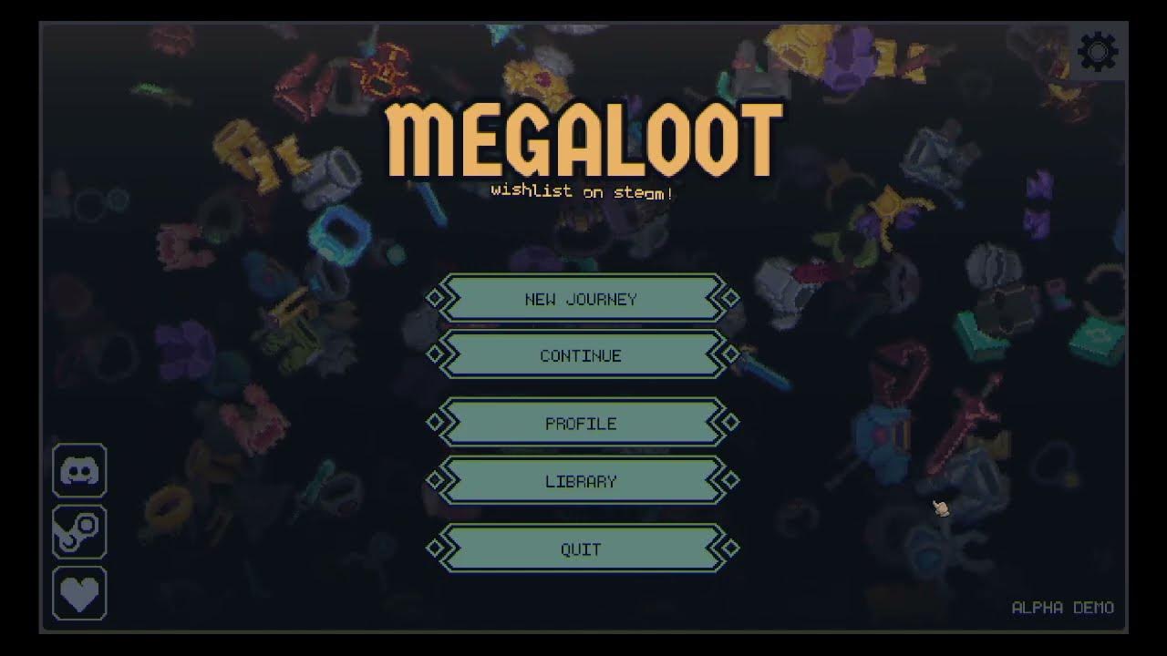 Megaloot - an interesting dungeon loot hoarding game - YouTube