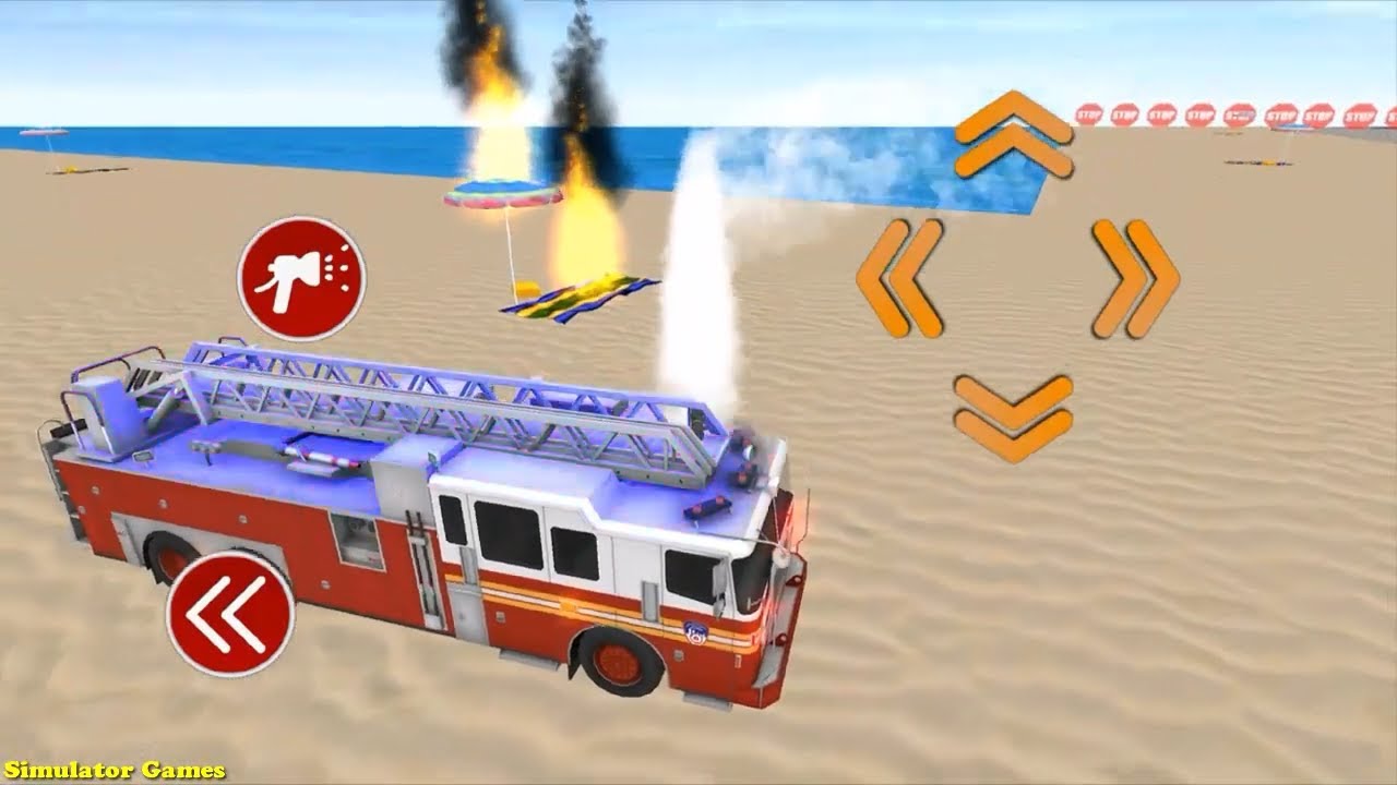 Real Fire Truck Driving Simulator: #1 Fire Rescue The City - Android ...