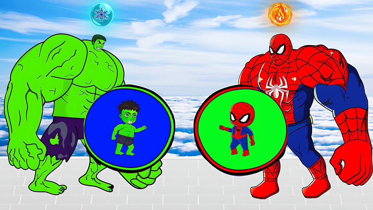 Evolution Of HULK PREGNANT & SPIDERMAN, SUPERMAN : Who Is The King Of ...