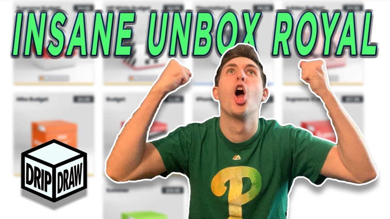 INSANE DRIPDRAW $700 UNBOX ROYAL (Winner Keeps All) - YouTube