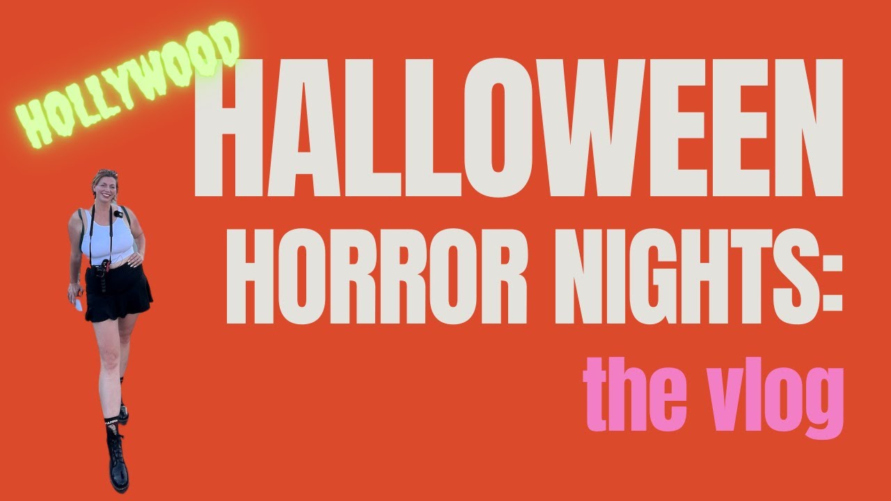 UNIVERSAL STUDIOS Halloween Horror Nights Hollywood Opening Night with ...