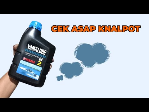 Yamalube marine 2T - cek asap knalpot - YouTube