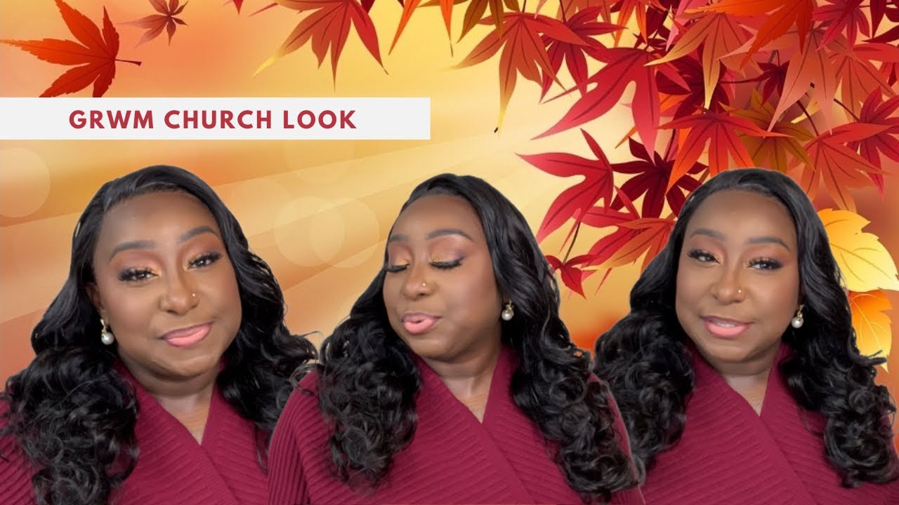 GRWM: Church Look | Wig Style - YouTube