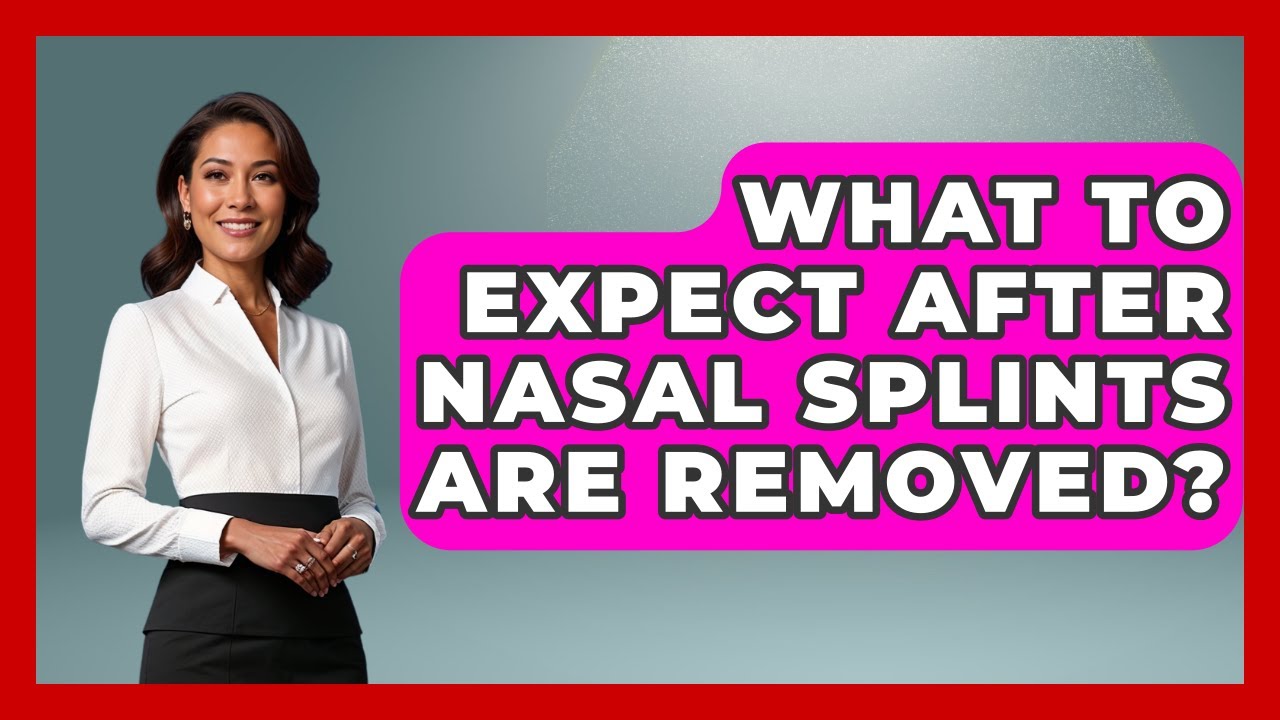 What To Expect After Nasal Splints Are Removed? - Ear Nose Throat ...