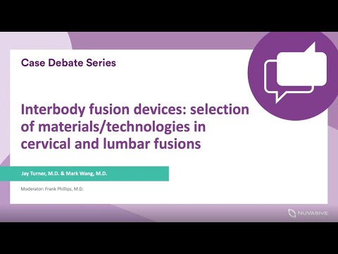 Interbody fusion devices: Selection of materials/technologies in ...