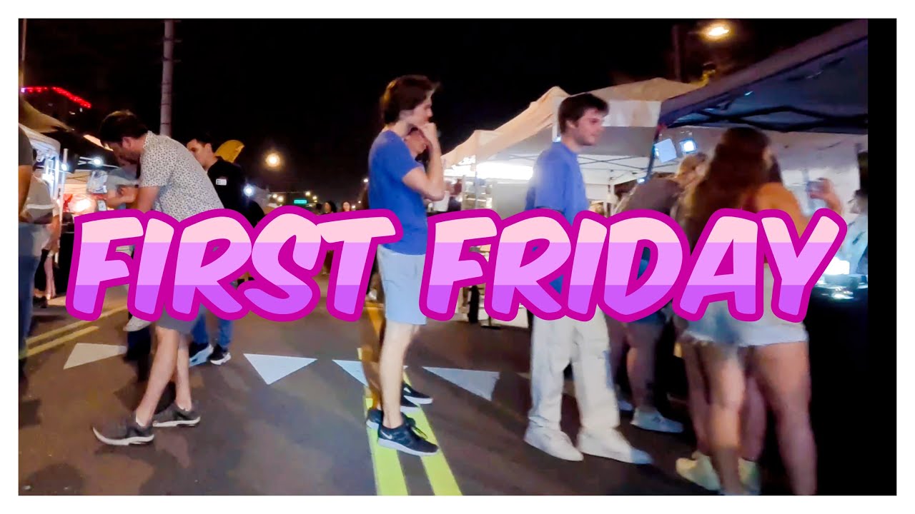 First Friday October - Night Ride - Downtown Phoenix Arizona - YouTube