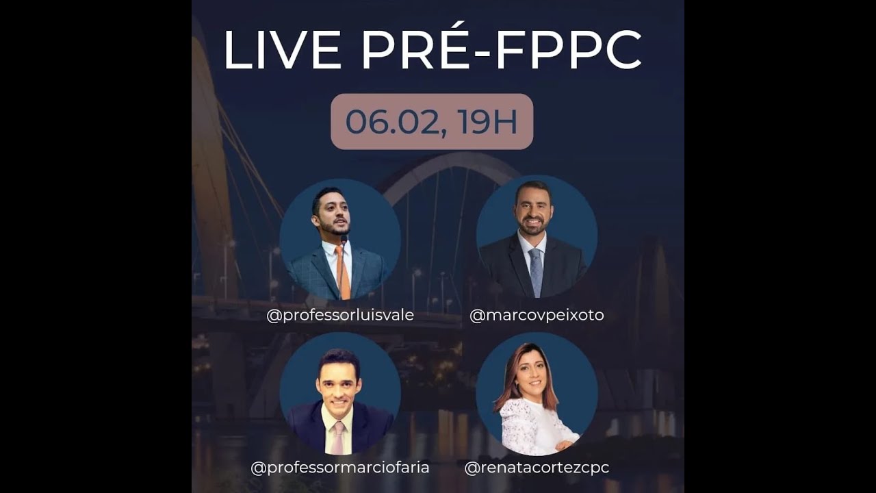 [live] ESQUENTA FPPC 2024 - CONHEÇA O FÓRUM PERMANENTE DE ...