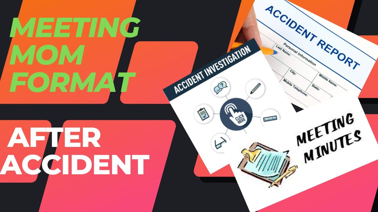 Minutes of Meeting Format, MOM Format after accident meeting, Post ...