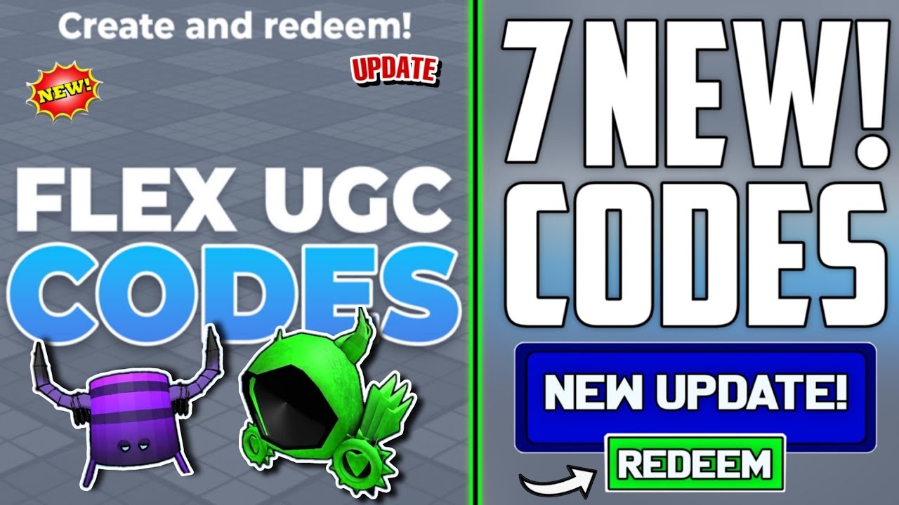 ALL NEW! FLEX UGC ROBLOX CODES 2024 - FLEX UGC CODES 2024 - YouTube