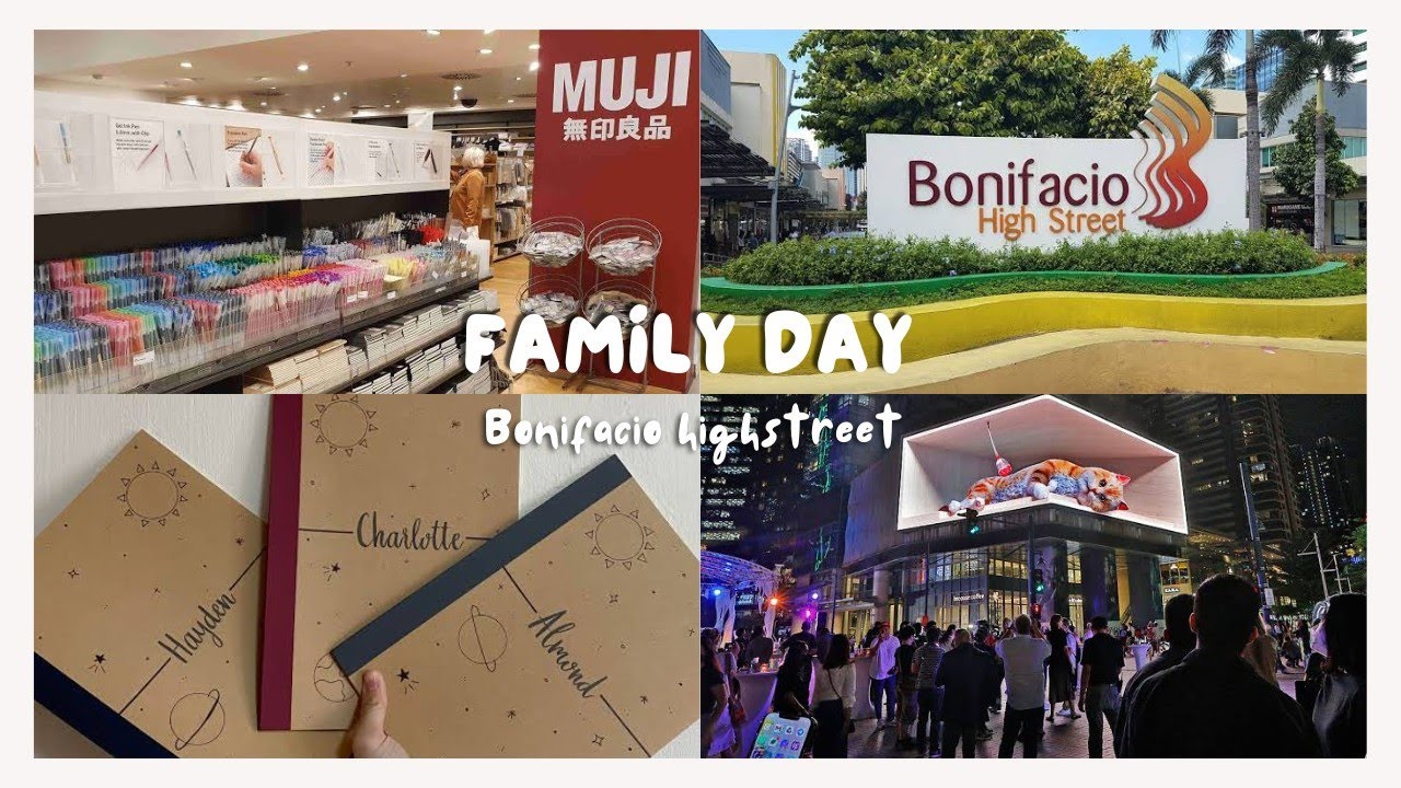 pasyal tayo Bonifacio high street #familyday #bonding #bgc #diy # ...