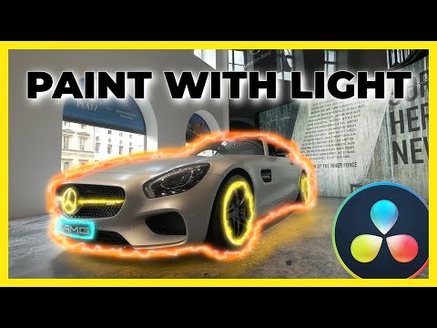 How to PAINT with LIGHT in Davinci Resolve - YouTube