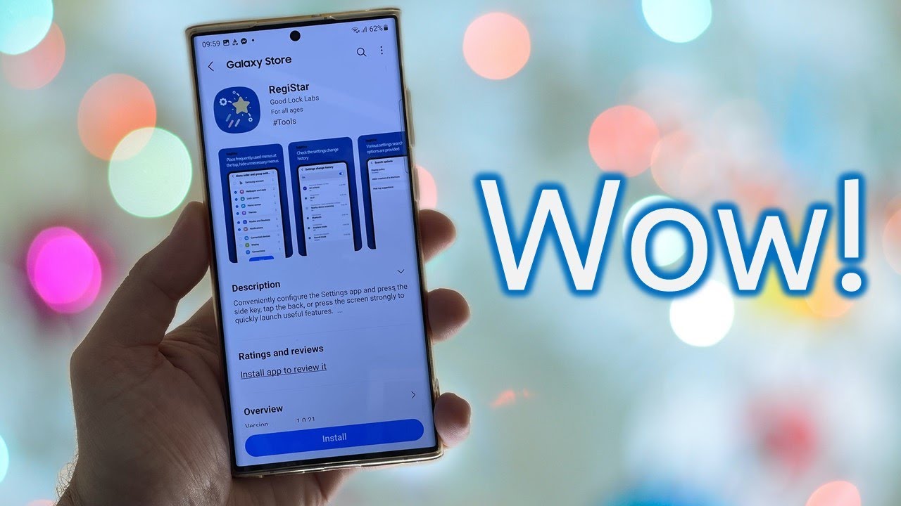 New Samsung Good Lock Module RegiStar - VERY VERY GOOD! - YouTube