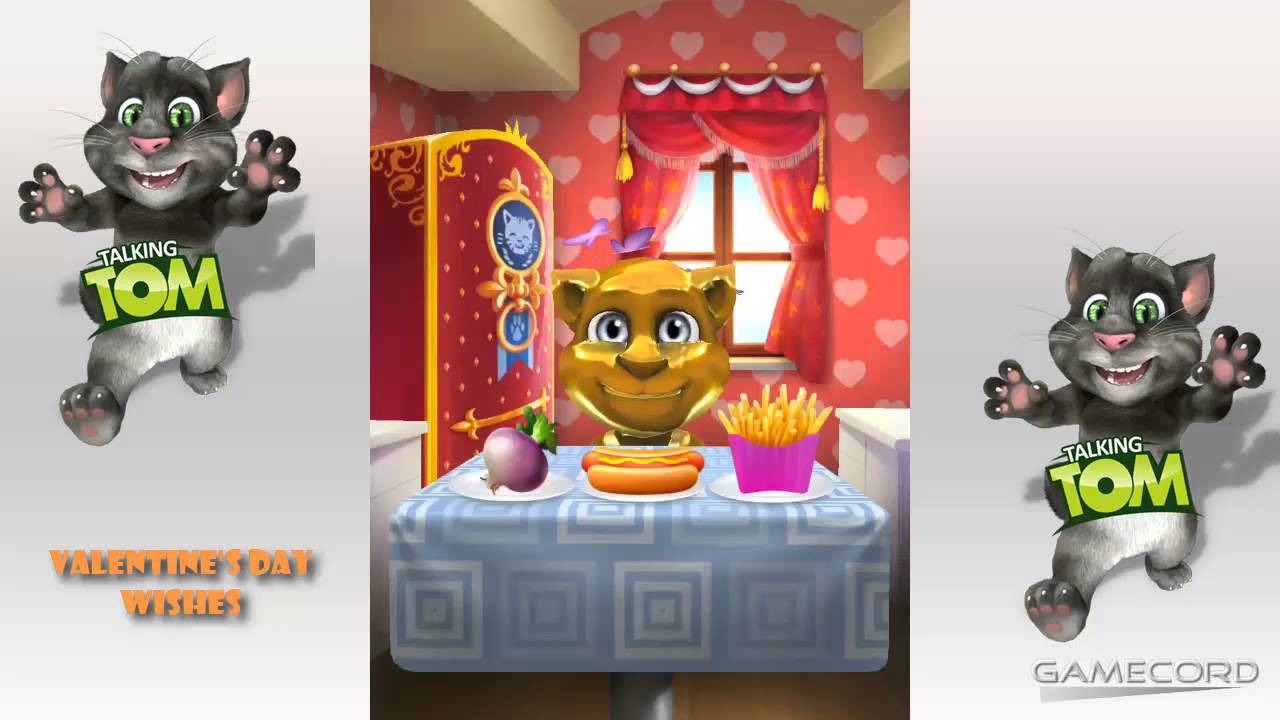 Talking Tom ~ Valentine's day wishes - YouTube