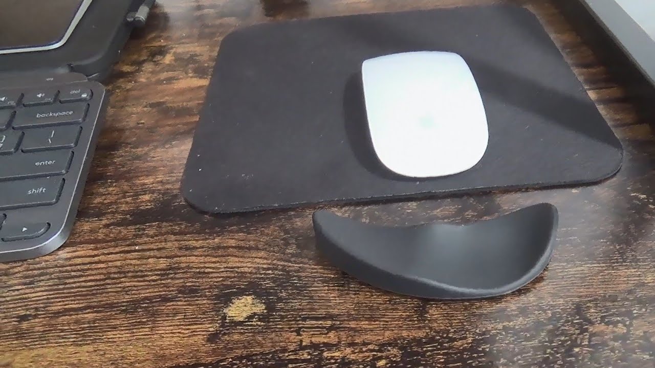 2 PIECES ERGONOMIC MOUSE WRIST REST SUPPORT GLIDING WRIST REST PAD ...