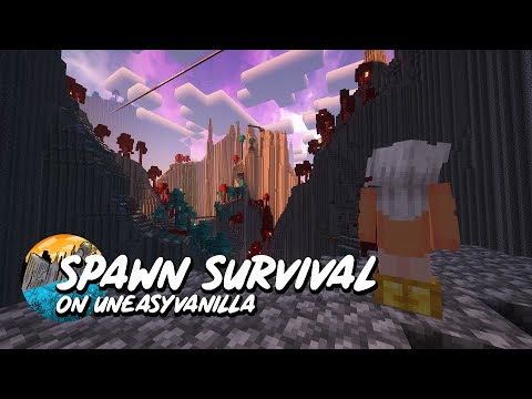 How I survived spawn | UneasyVanilla - YouTube