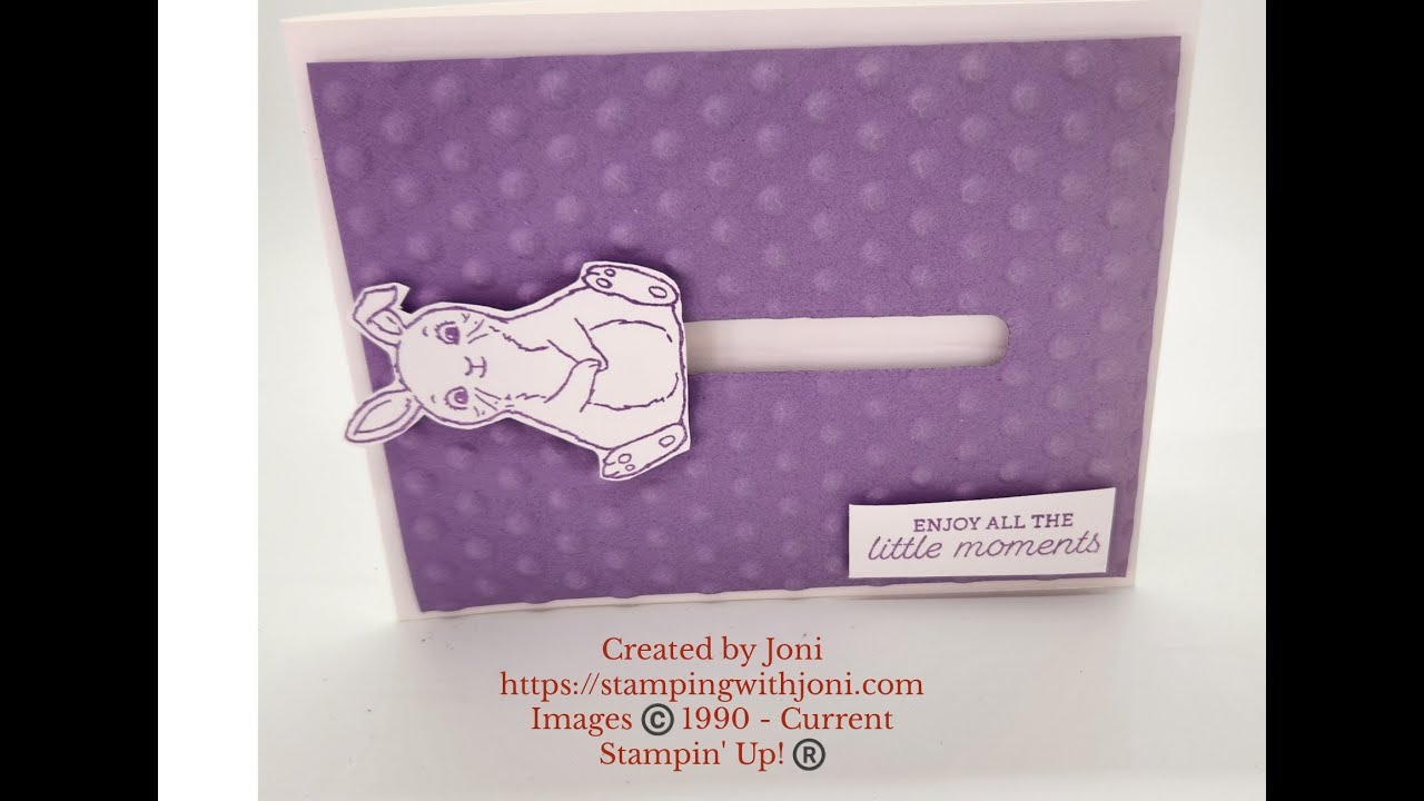 Easter Bunny Slide Card - YouTube