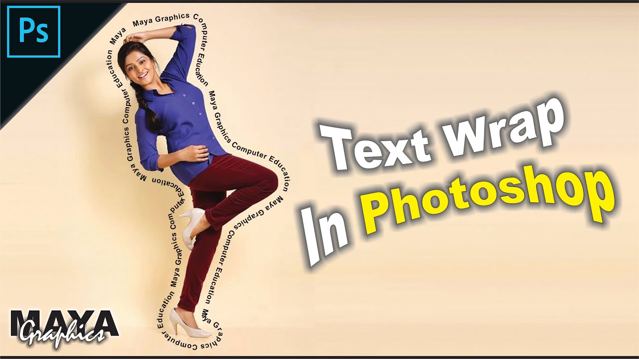 Wrap Text Around the Subject in Photoshop | Fit Text to Path in ...