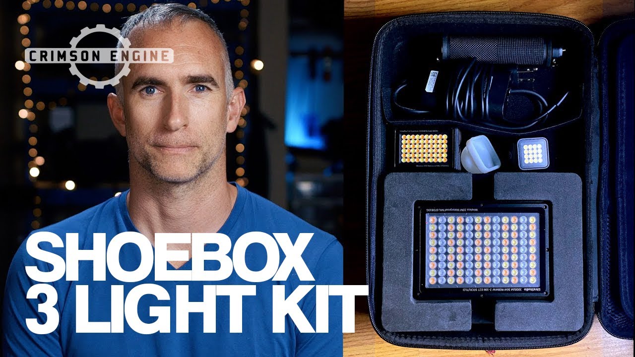 COMPACT 3 Point TALKING HEAD Lighting Setup - YouTube