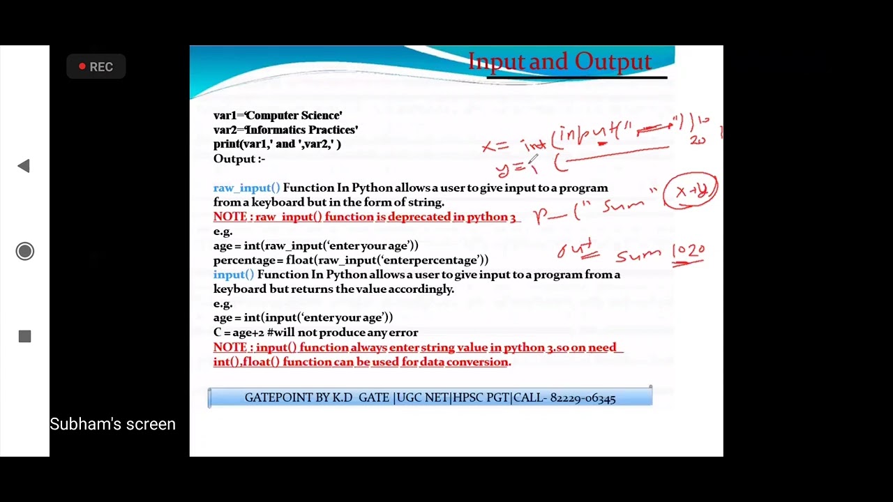 PYTHON HPSC PGT LEC 1 - YouTube