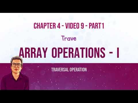 Traversal operation in an array using C++11 Anshuman Sharma | in Hindi ...